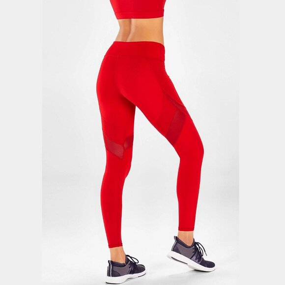 Fabletics | Pants & Jumpsuits | 3for3 Red Fabletics Power Hold Moto ...